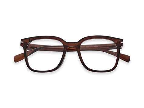 Knox Dark Brown Square Eyeglasses Eydology