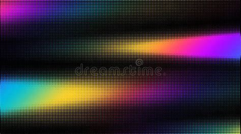 Colourful Gradient Halftone Dots Background Vector Illustration Abstract Grunge Dots On Black