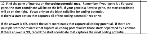 solved coding potential map is there a start option that