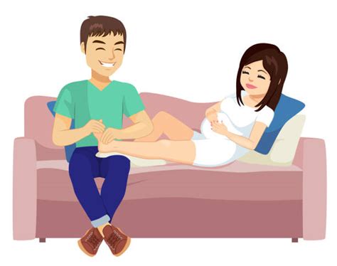 50 Husband And Wife Massage Stock Illustrations Royalty Free Vector