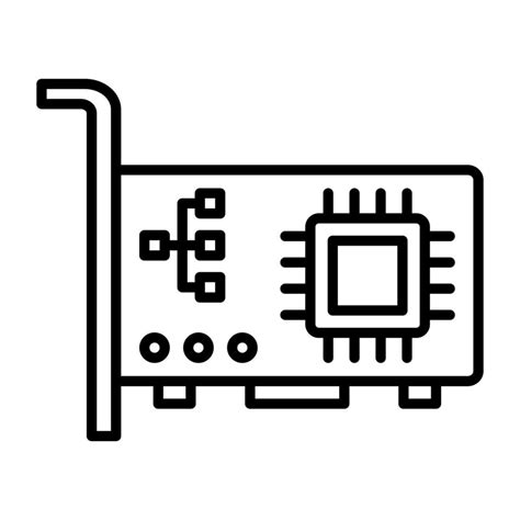 Network Interface Card Vector Icon 21693897 Vector Art At Vecteezy