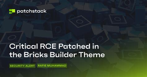 Critical Rce Patched In Bricks Builder Theme Patchstack