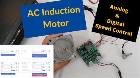 Simple Speed Control Of An Ac Induction Motor In Analog And Digital