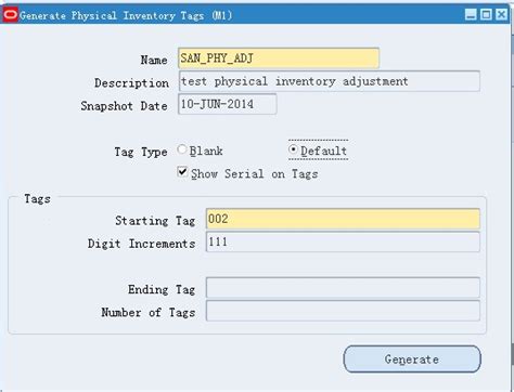 Oracle Physical Inventory Adjustment Process And Data Flowphysical