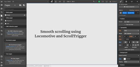 Smooth Scrolling Using Lenis And Native Scroll Animations In Webflow By Robin Granqvist