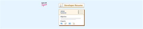 Java Developer Resume Template How To Guide [2023] Scaler Topics