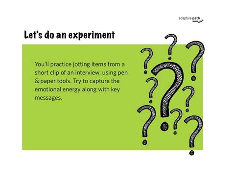 Lets Do An Experiment Youll