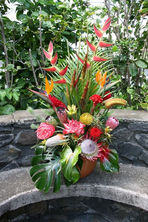 42 Best Luau Party Images On Pinterest Floral Arrangements Tropical