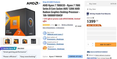 Welcome to Vmodtech.com : | AMD Ryzen 7 7800X3D ปรับลดราคาลงอย่าง ...