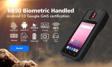 Biometric Handheld Fingerprint And Nfc Scanner 2d Barcode Scanner Buy Android Biometric