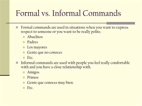 Ppt Mandatos Informales Powerpoint Presentation Free Download Id 5558500