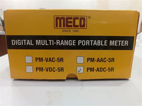 Meco Digital Multi Range Portable Meter At ₹ 3700 In Guwahati Id 27156565848