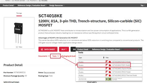 4 Th Gen Sic Mosfet Simulation Models For Psim™ Now Available Rohm Semiconductor Rohm Co Ltd