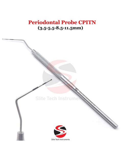 Dental Periodontal Probe Cpitn 14 Cm Approx