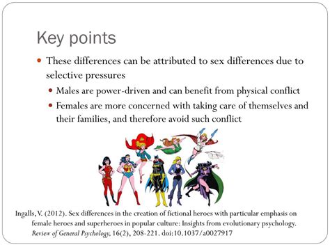 PPT Sex Differences In The Creation Of Female Superheroes In Popular Culture PowerPoint