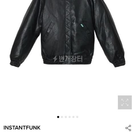 Instantfunk Jacket 인스턴트펑크 검정가죽자켓 M사이즈 리버시블 On Bunjang Global Site