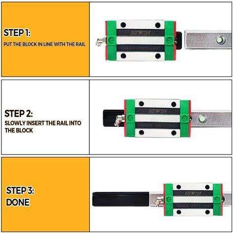Vevor 2pcs Linear Rail 078 42 Inch Linear Bearings And Rails With