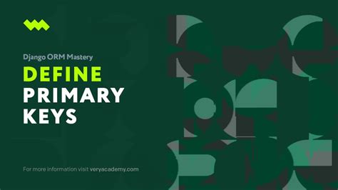 Defining Custom Primary Keys Django Orm Model Essentials Youtube