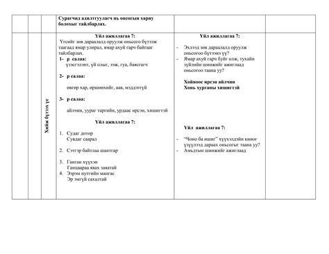 оньсого ээлжит хичээл Docx