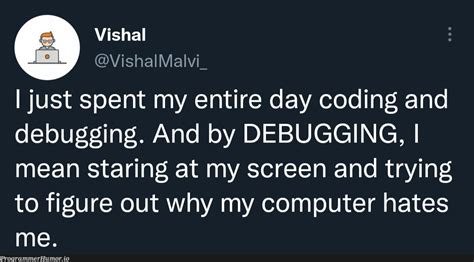 Debugging ProgrammerHumor Io