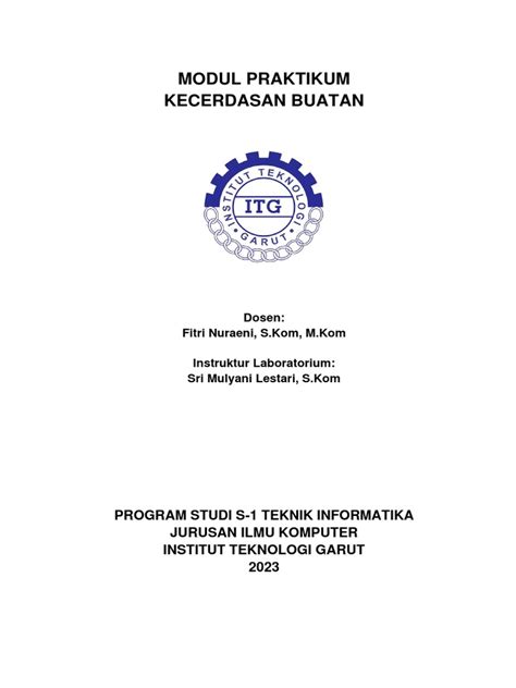 05 Modul Praktikum Kecerdasan Buatan Pdf