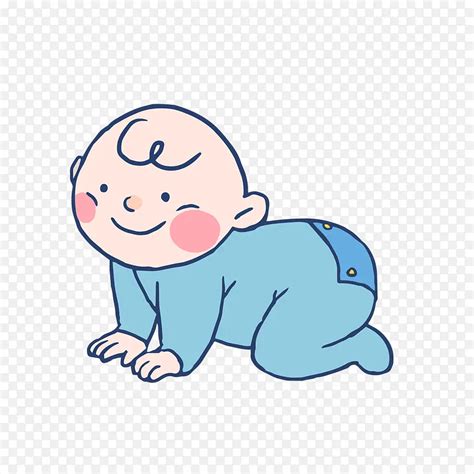 矢量手绘爬行婴儿png图片素材下载 图片编号9080386 Png素材网