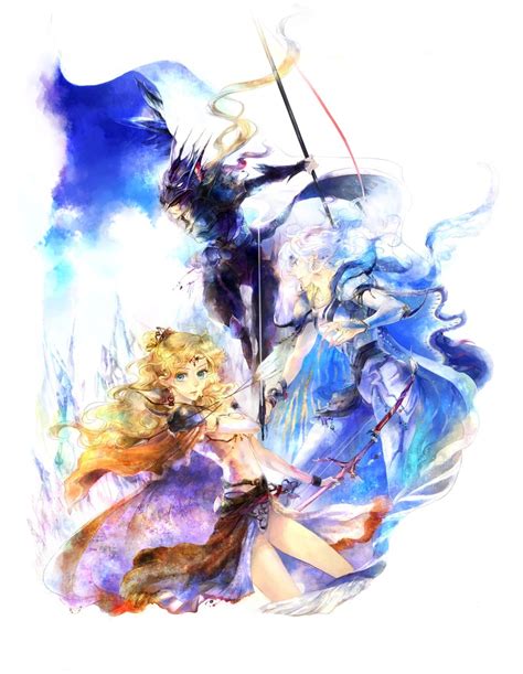 Rosa Farrell Cecil Harvey And Cain Highwind Final Fantasy And 1 More