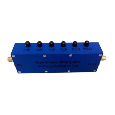 60db Push Button Variable Attenuator Rfshieldingbox