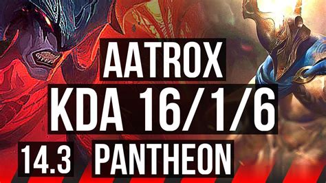 Aatrox Vs Panth Top 1616 Legendary 300 Games Euw Grandmaster