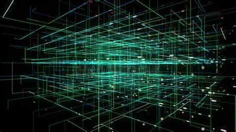 Digital Transformation Code And Cyber Network Pattern Of Light Global