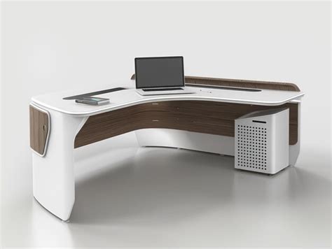 Premium Photo A Modern Desk With A Laptop And A Monitor