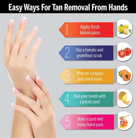 How To Remove Tan From Hands Home Remedies