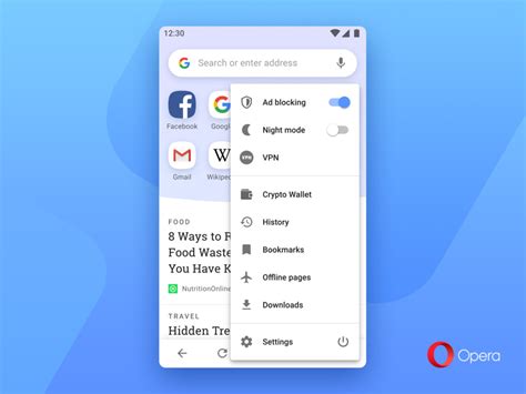 Opera 54 For Android 发布：新主题和支持比特币 Linuxeden开源社区