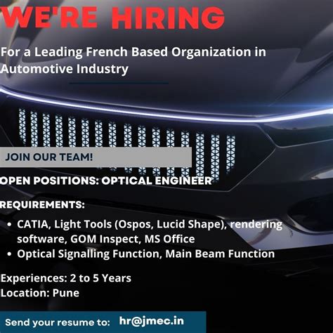 Hiring Optics Enginner Pune Hiringimmediately Hiringnow Sri Sai Sunantha