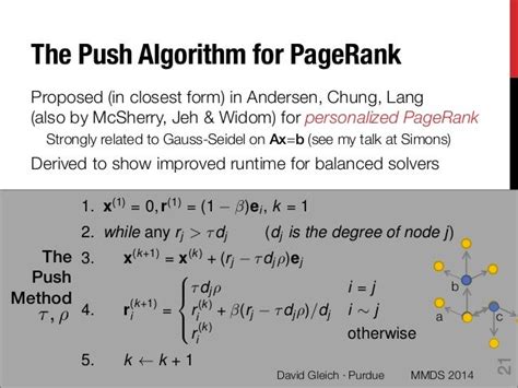 localized methods for diffusions in large graphs