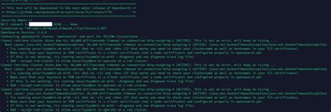 Error The Wazuh Indexer Cluster Security Configuration Could Not Be
