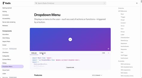 Radix On Twitter Big Radix Docs Update Today Component Code Examples Are Now Available In