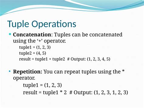 Tuples In Python Object Oriented Programmingpptx Programming