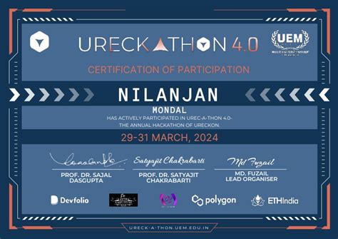 Nilanjan Mondal On Linkedin Hackathon Techinnovation Teamwork Urecathon2024