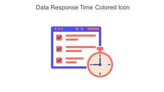 Response Time Icon Slide Team