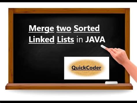 Merge Two Sorted Linked Lists In JAVA YouTube