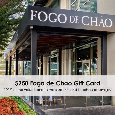 Fogo De Chao Has Foundation For Lovejoy Schools Facebook
