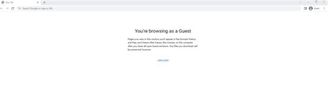 How To Use Guest Mode In Google Chrome I Have A PC