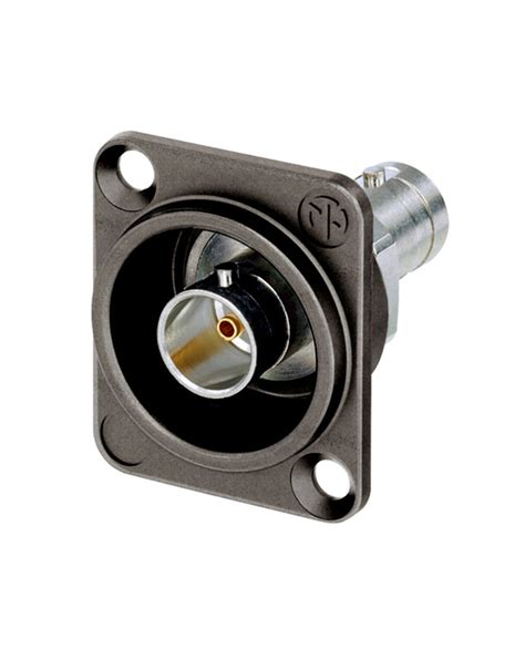 Neutrik NBB75DFGX Grounded UHD BNC Chassis Connector SHOWTECHNIX