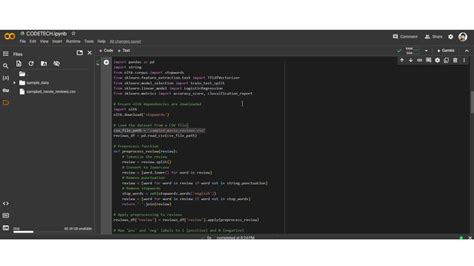 syed ibrahim khaliulla on linkedin codtech nlp machinelearning