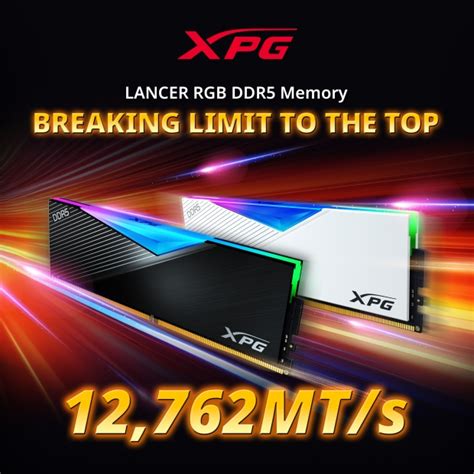 Xpg Lancer Rgb Ddr5 Memory Breaks Another World Record Huge 12762mts Oc