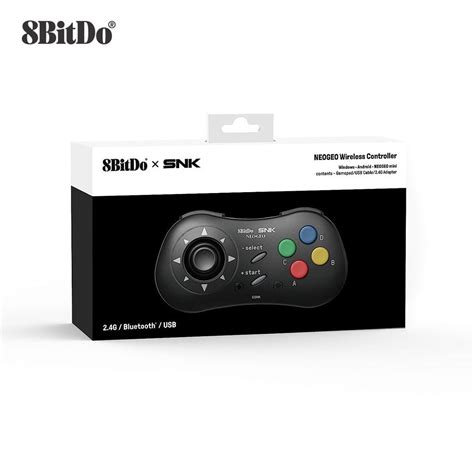 8bitdo Neogeo Wireless Controller Gamepad For Windows Android Neogeo Mini Classic Joystick