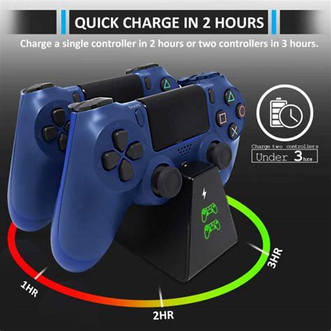 Ps4 Controller Compact Charger Station Dual Controller Fast Charging Adz Gaming