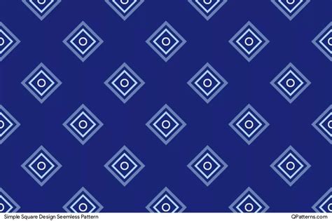 Simple Square Design Seamless Pattern QPatterns