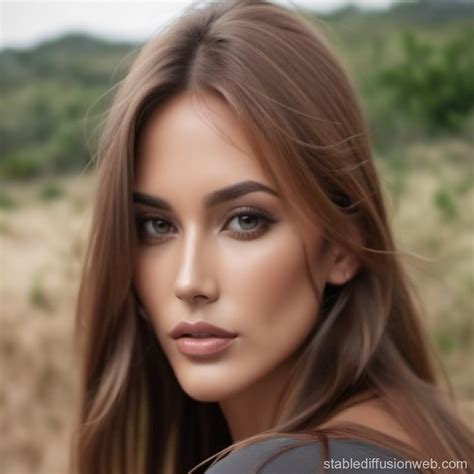 Woman Posing For Modeling Stable Diffusion Online